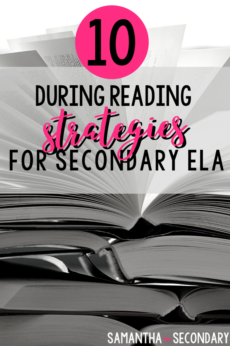 During Reading Strategies for Secondary ELA Teachers ⋆ Samantha in ...