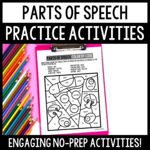 Parts of Speech Practice for High School Students ⋆ Samantha in Secondary