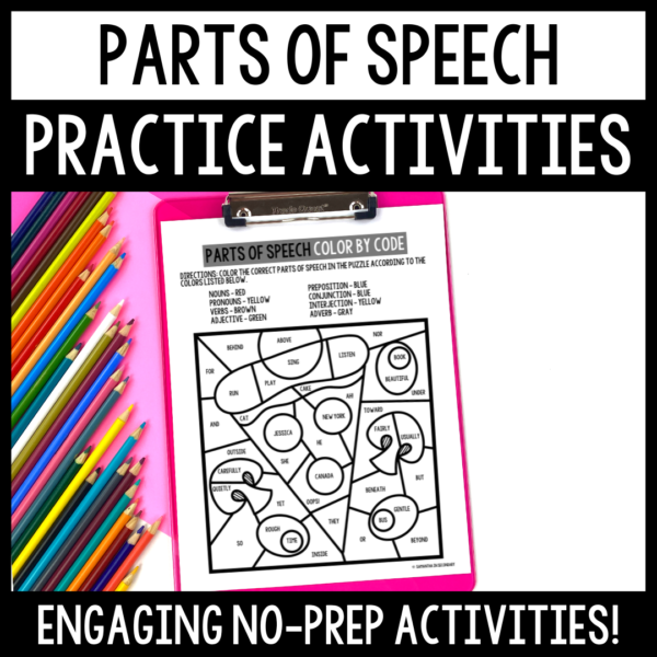 Parts of Speech Practice for High School Students ⋆ Samantha in Secondary