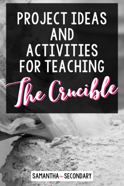 The Crucible Project Ideas and Activities ⋆ Samantha in Secondary