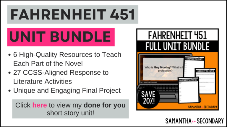 10 Fahrenheit 451 Activities to Help Your Students Fall in Love with ...